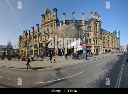 The Triangle and The Urbis Centre in Manchester City Centre UK Stock ...