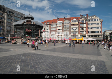 Bandstand in Wapenplein, Ostend, Belgium. Aug 2010 Stock Photo - Alamy