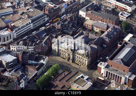 Aerial view of Wolverhampton West Midlands England Uk featuring the ...