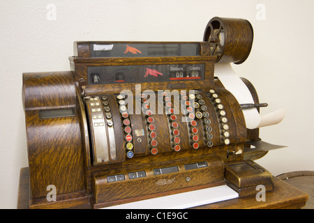 a old cashier Stock Photo - Alamy