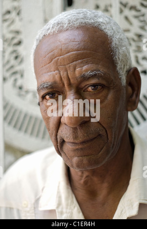 Cuban Black man with afro hair sightseeing in Granada, Andalusia, Spain ...