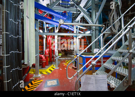 Inside the torus hall at the JET experimental fusion reactor at the ...