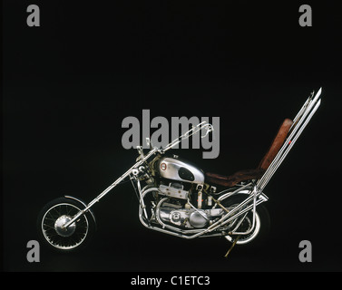 1958 Ariel Square 4 Chopper motorcycle Artist: Unknown Stock Photo - Alamy