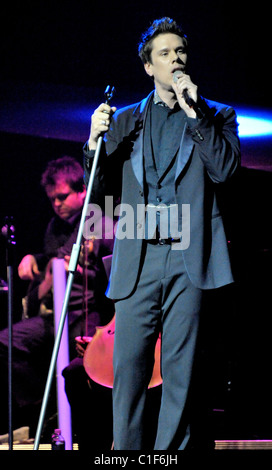 David Miller Il Divo performing live in concert at the Acer Arena ...