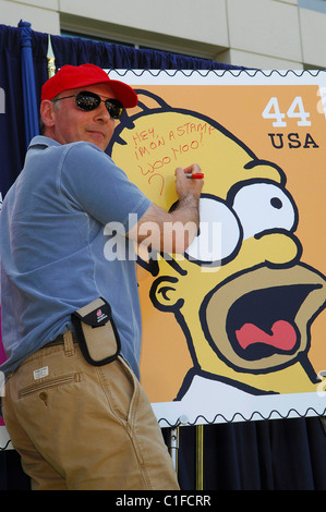 Dan Castellaneta at "The Simpsons" Stamp Dedication Ceremony held at ...