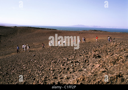 Kenya, Rift Valley, Lake Turkana, view across the lake Stock Photo - Alamy