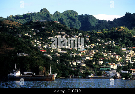 Kingstown Capital of Saint Vincent and the Grenadines Stock Photo ...