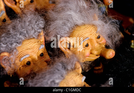 Norway, Bergen's region, a troll, a legend character living in the ...