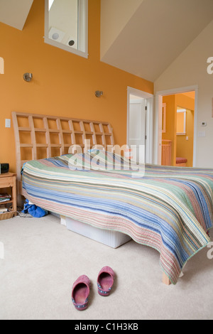 Bedroom of a disability accessible home Stock Photo - Alamy