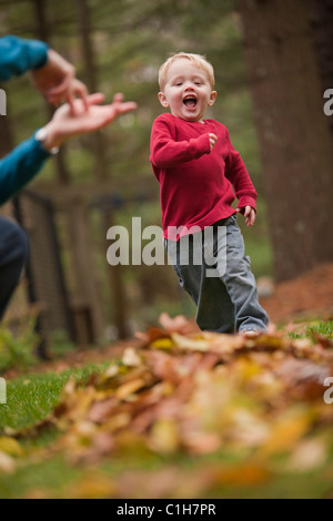 Woman signing the word 'Jump' in American Sign Language while ...