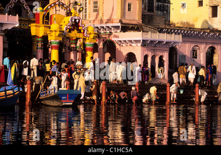 Vishram ghat, mathura, uttar pradesh, india, asia Stock Photo - Alamy