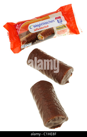 New weightwatchers reduced fat jaffa mini roll Stock Photo - Alamy