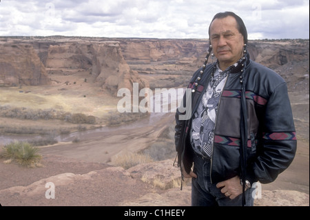 Actor and native American activist Russel Means outside his home in ...