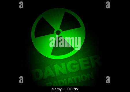 Radiation sign, Radiation symbol, hazard warning sign, Blue Symbol ...
