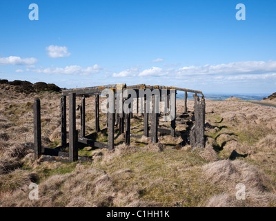 Abdon Burf, the summit of Brown Clee, the highest point in Shropshire ...