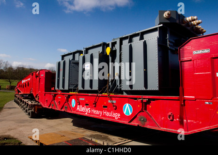 Alstom Heavy Haulage Electrical National Grid transformer, being ...