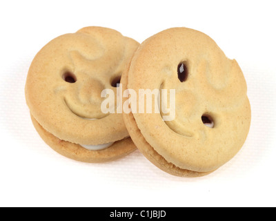Happy Faces Biscuits Stock Photo - Alamy
