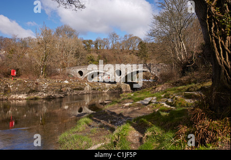 River Teifi Cenarth Falls Cardigan Wales UK Stock Photo - Alamy