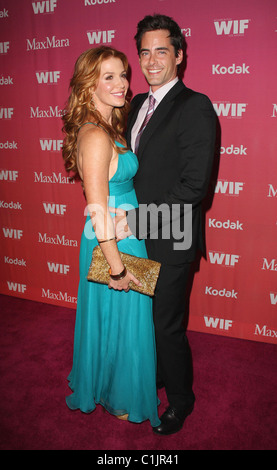 Poppy Montgomery and her husband Adam Kaufman Celebrities arrive at ...