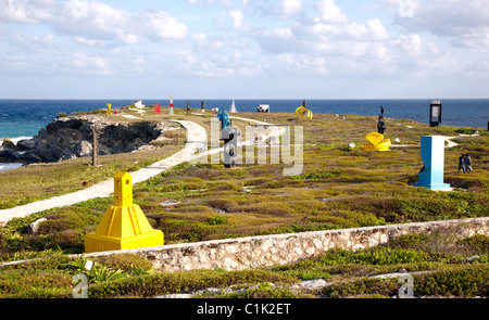 Punta Sur Coservation Area and Temple Of Ixchel Isla Mujeres Mexico ...