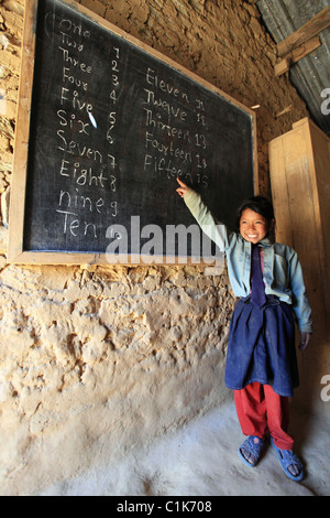 nepali children in the classroom Stock Photo - Alamy