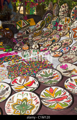 Crafts of the Native Indian Embera Tribe, Embera Village, Panama Stock ...