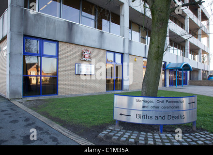 Lancashire County Council Register Office, Preston Stock Photo - Alamy