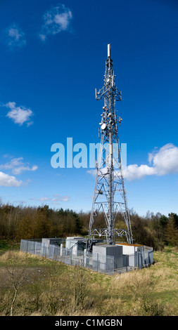 Radio mast at Oldham Edge, Lancashire Stock Photo - Alamy