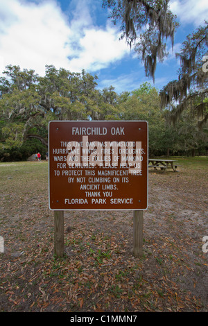 Warning and advisory signs in a Florida state park Stock Photo - Alamy