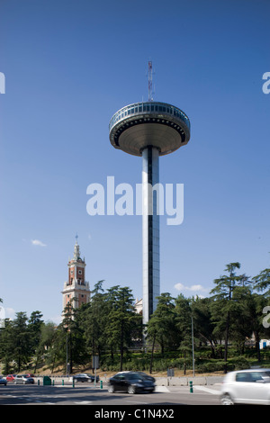 Aussichtsturm Faro de Moncloa, Madrid, Spanien *** Faro de Moncloa ...
