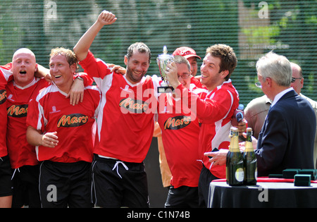 The Breakfast team Talksport football match - former footballers take ...