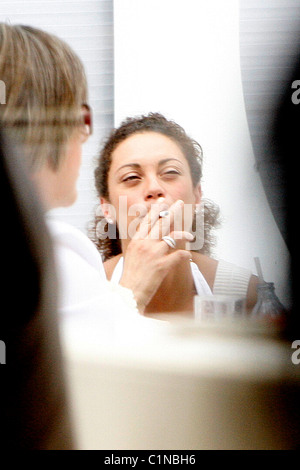 Lilly Kerssenberg Becker smoking Kaviar Gauche fashion show at the ...