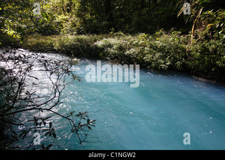 Rio Celeste, Parque Nacional Volcan Tenorio, Costa Rica Stock Photo - Alamy