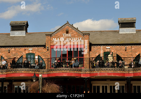 The Malt House canalside pub near Gas Street Basin at 75 King Edwards ...