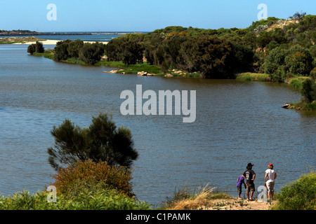 Irwin River Estuary, Dongara Western Australia Stock Photo - Alamy