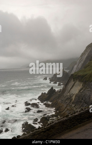 Surf, Dunmore Head, Dingle Peninsula, County Kerry, Ireland, British ...