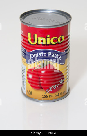 unico tomato paste can Stock Photo - Alamy