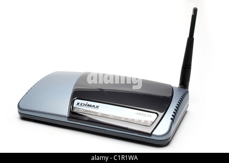 Internet devise wireless modem Stock Photo - Alamy