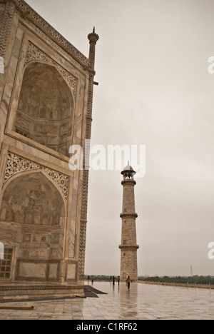 Taj Mahal, the mausoleum built for Mumtaz Mahal by the Mughal emperor ...