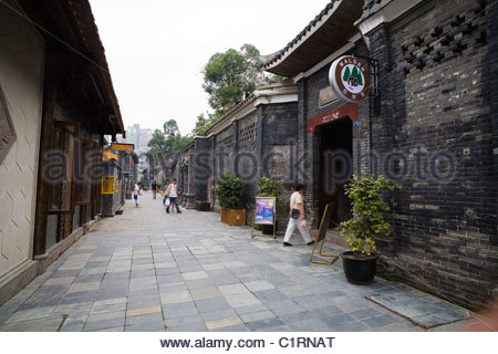 Kuanzhai Alley, Kuan Alley and Zhai Alley, Chengdu, Sichuan Province ...