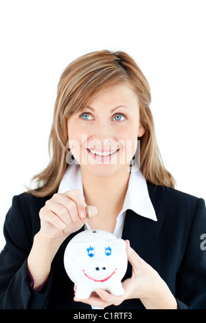 Young Woman Putting Money in Bra Model Released Stock Photo - Alamy