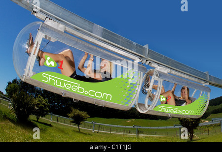 The Shweeb - A Pedal-Powered Monorail Imagine how different your ...