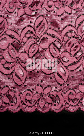 decorative lace on black background Stock Photo - Alamy