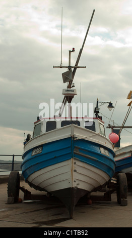 Filey Yorkshire cobble boats Stock Photo: 14390152 - Alamy