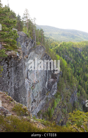 raven canyon (Ravnejuvet Stock Photo - Alamy