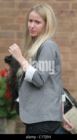 Sammy Winward The cast of 'Emmerdale' outside the Yorkshire Television ...