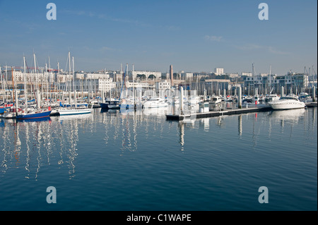 marina Brest harbour, Brittany, France Stock Photo: 35592615 - Alamy