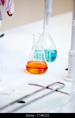 Chemical laboratory, materials research Stock Photo - Alamy