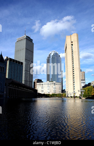 Boston's center and the architecture around at sunset Stock Photo - Alamy