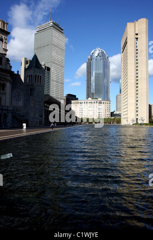 Boston's center and the architecture around at sunset Stock Photo - Alamy